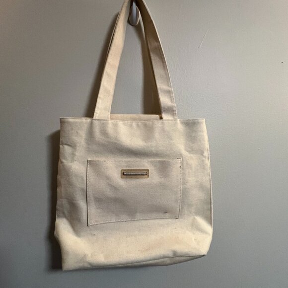 Essentials | Bags | Essentials Canvas Tote Bag Natural | Poshmark